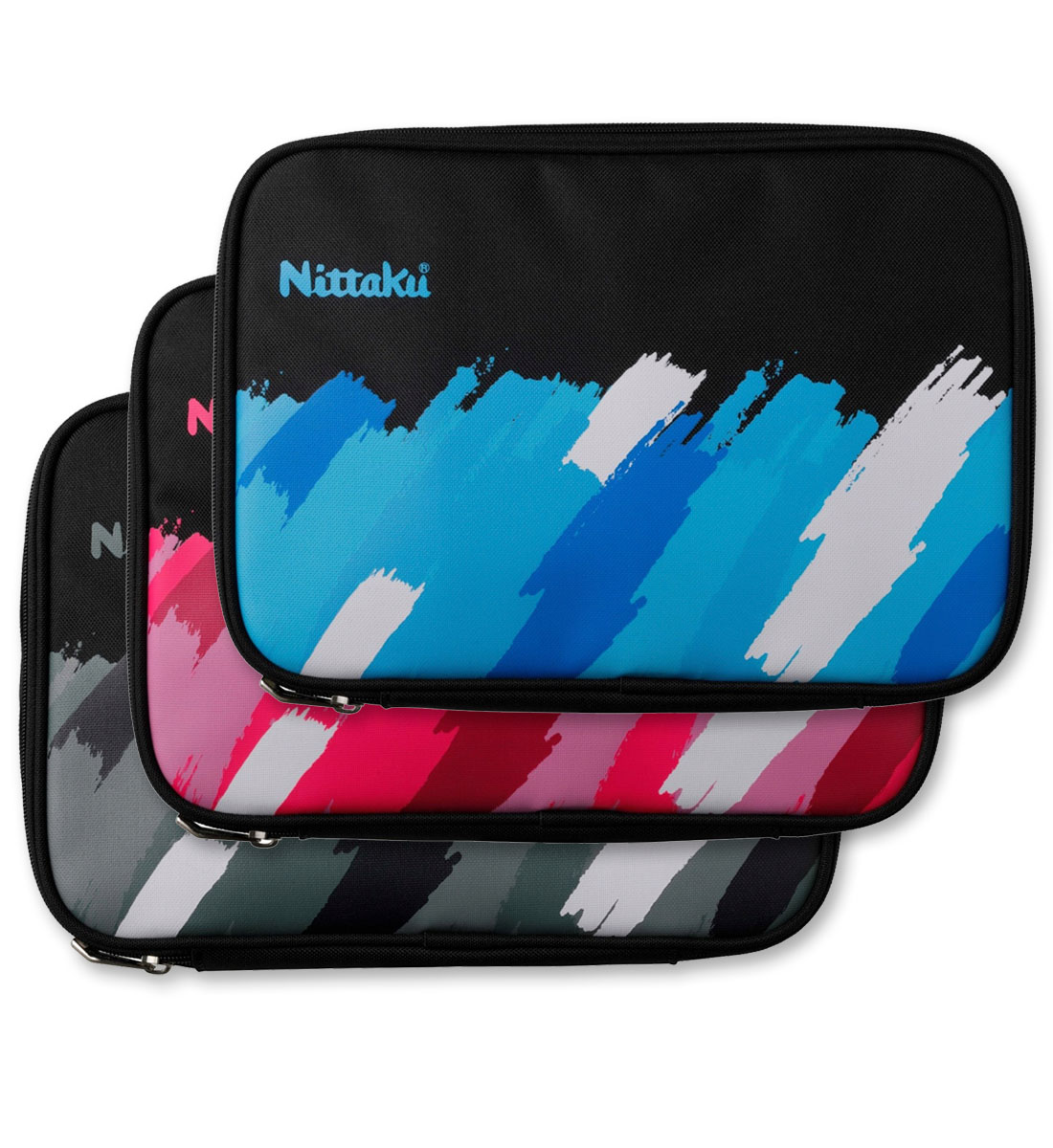 Nittaku Paint Double Rectangular Case-Paddle Palace