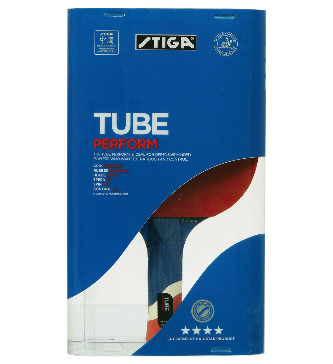 Stiga Tube Perform-Paddle Palace