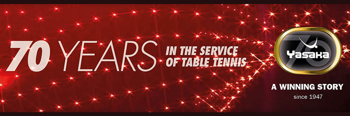 Yasaka Table Tennis / Ping Pong Equipment at Paddle Palace Table Tennis Co.