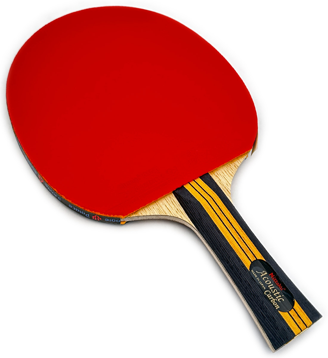 Nittaku Acoustic Carbon FL w/Nittaku Fastarc G-1 (#65)-Paddle Palace