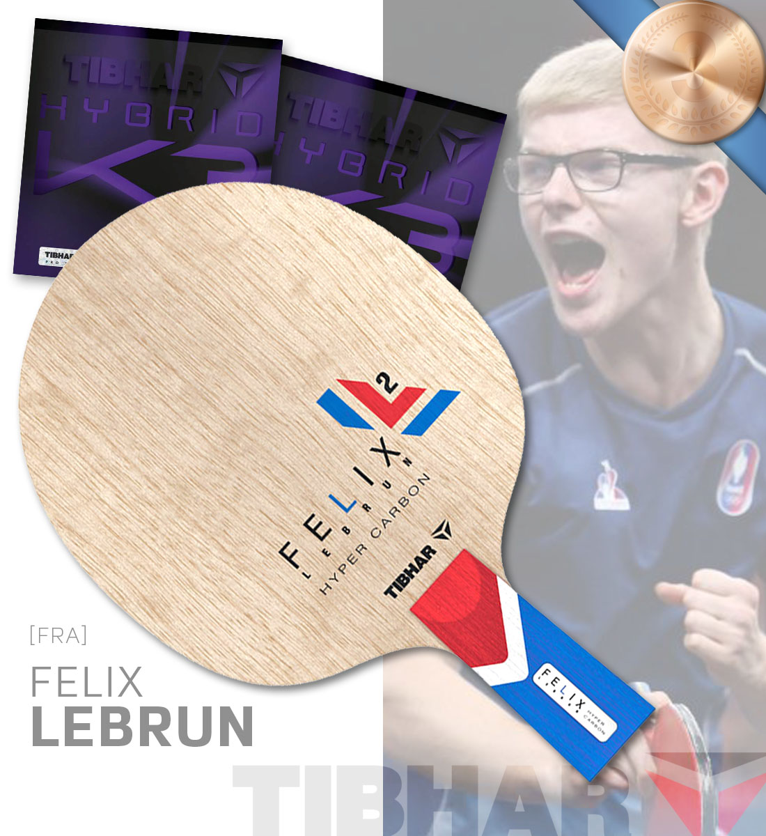 Felix Lebrun [FRA] Penhold Champion Pro Special - TIBHAR-Paddle Palace
